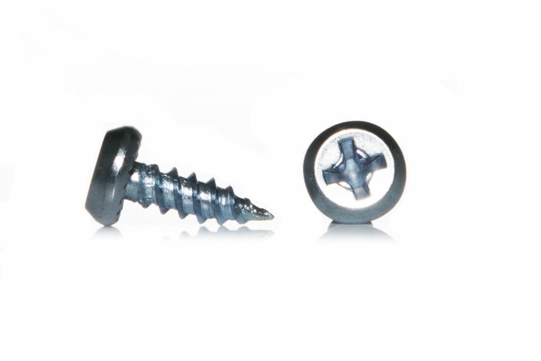 Саморезы для натяжных потолков фасованные "Клопы" 2 кг, 3,5х9,5 острые оцинкованные