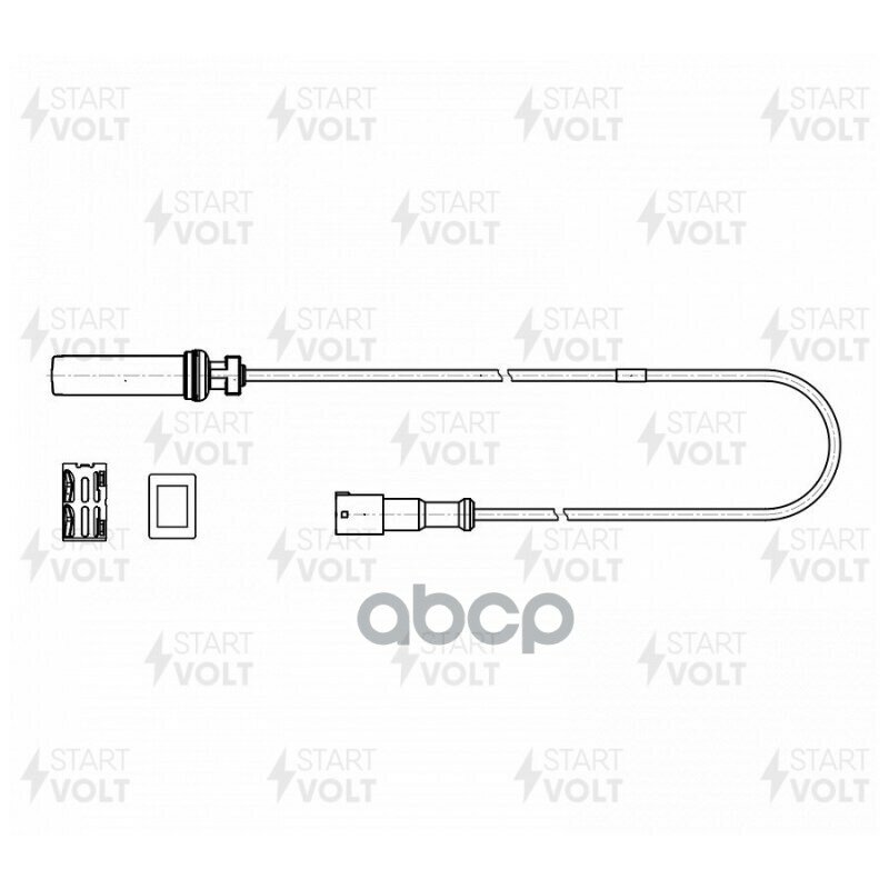 Датчик ABS для ам MercedesBenz Actros MP2MP3 03Axor 01 прямой 2500мм VSABS 1505 STARTVOLT арт. vsabs1505