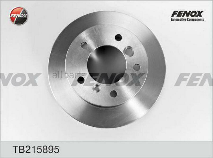 FENOX TB215895 Диск тормозной MERCEDES W463 79-/SPRINTER 95-06/VW LT 96-06 задний