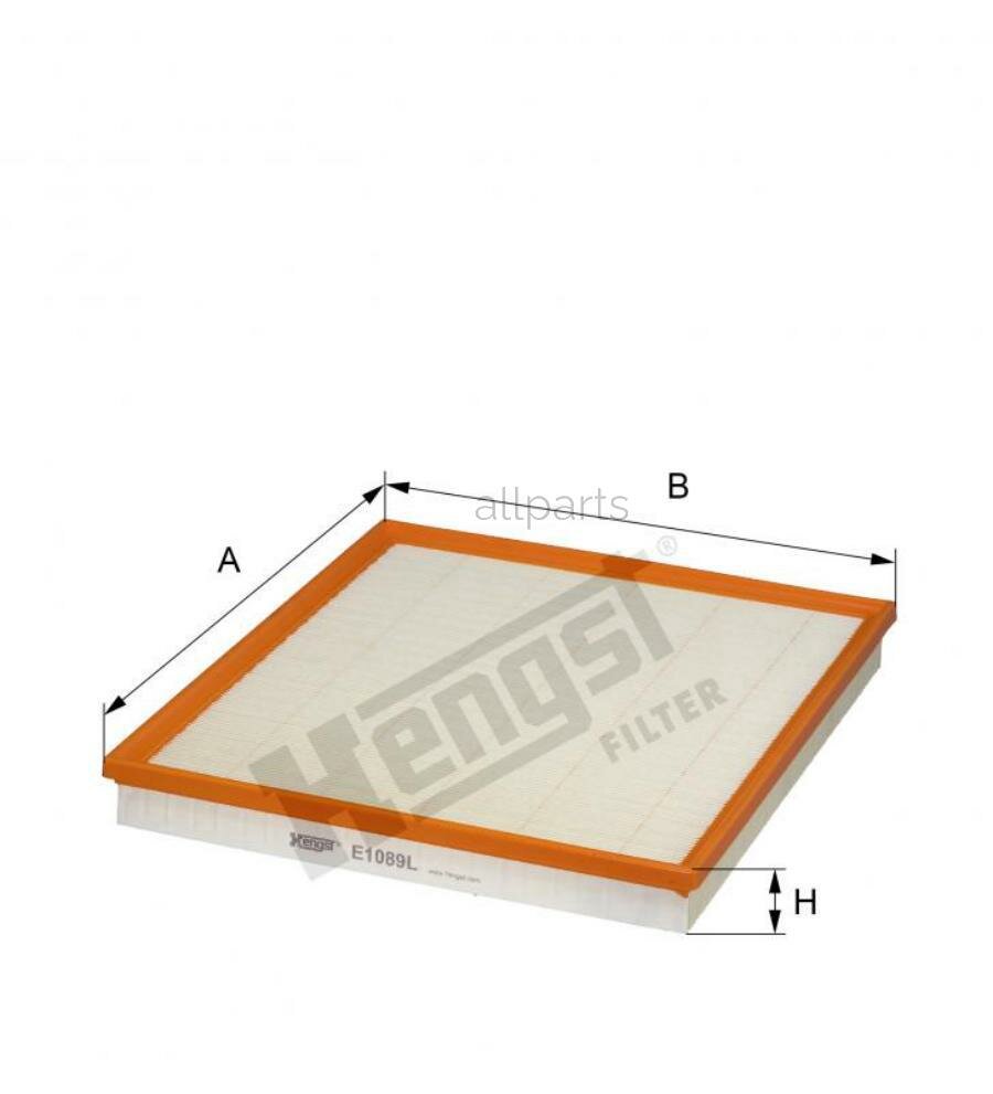 HENGST FILTER E1089L Фильтр возд. FORD TRANSIT 2011