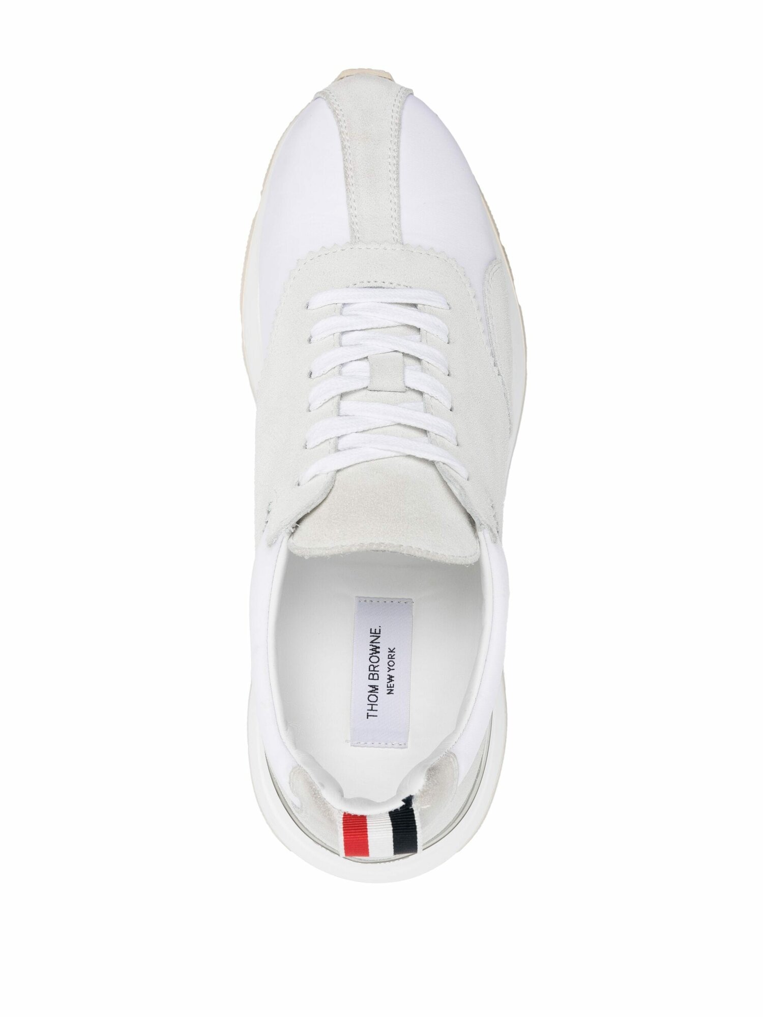 Кроссовки THOM BROWNE Sprinter, размер 38, бежевый/белый — фото 1