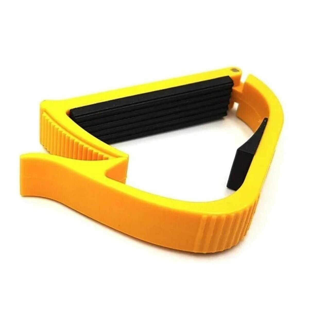 Каподастр для классической гитары Alice A007E-C, желтый / Зажим для струн гитары с резиновыми вставками