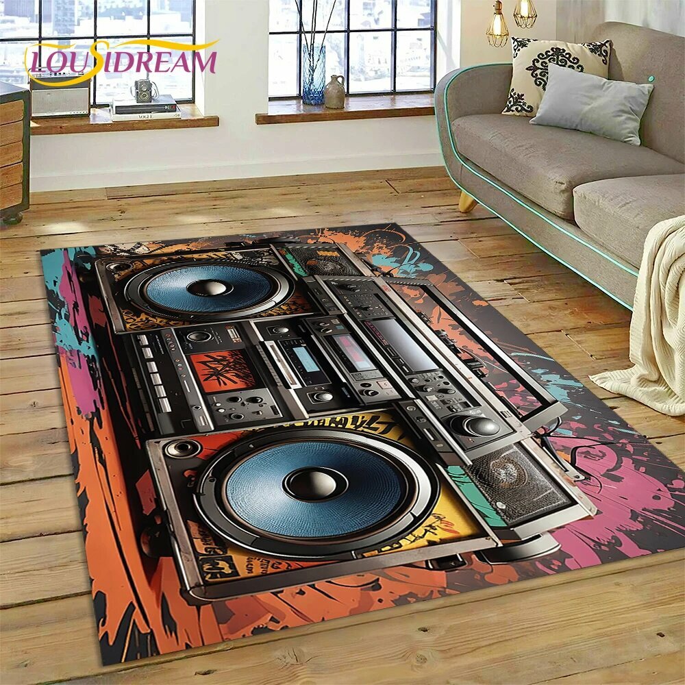Ковёр 3D с изображением DJ-плеера, 230x160 см, цвет 27