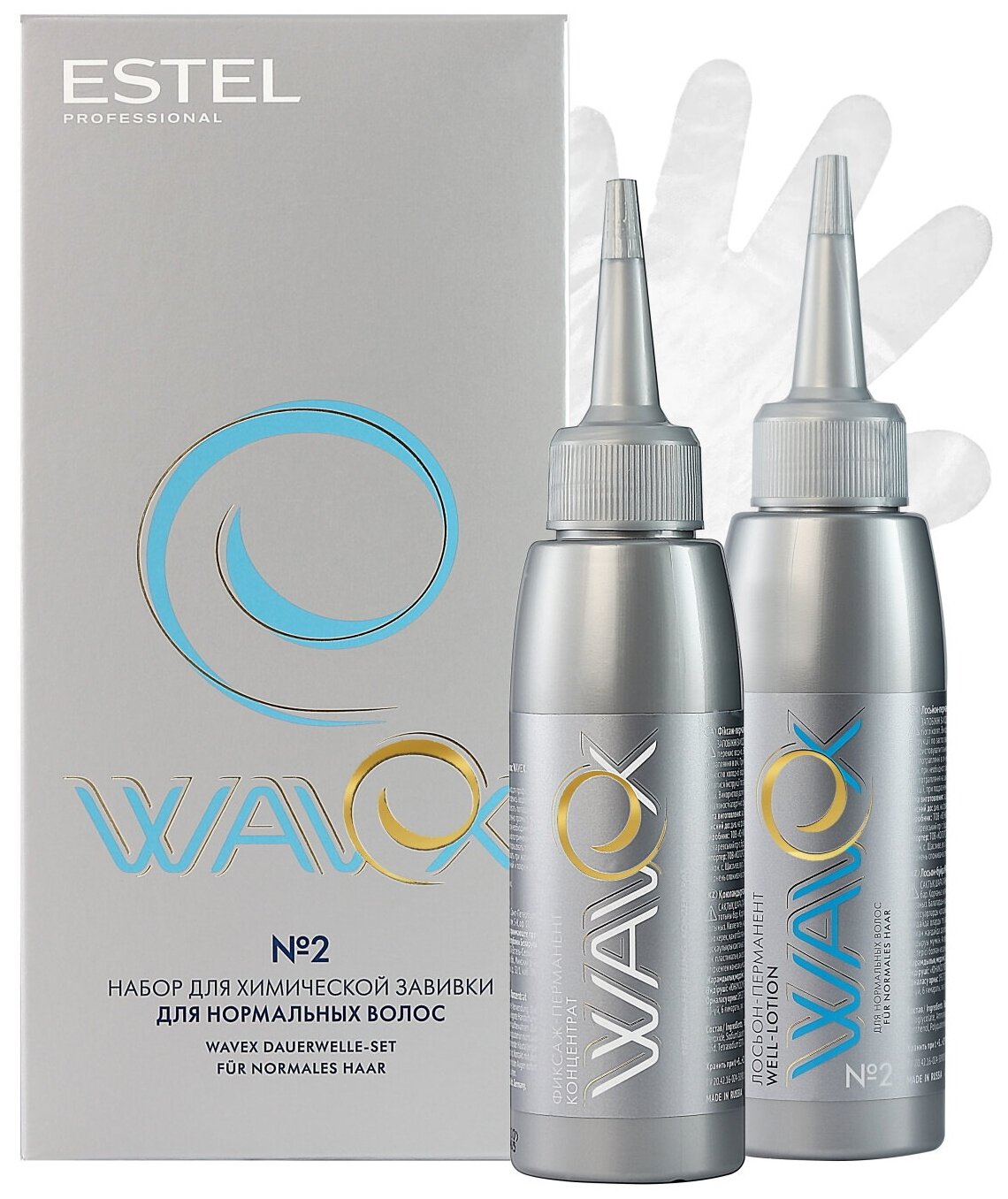 Набор WAVEX для завивки волос ESTEL PROFESSIONAL №2 для нормальных волос 2*100 мл