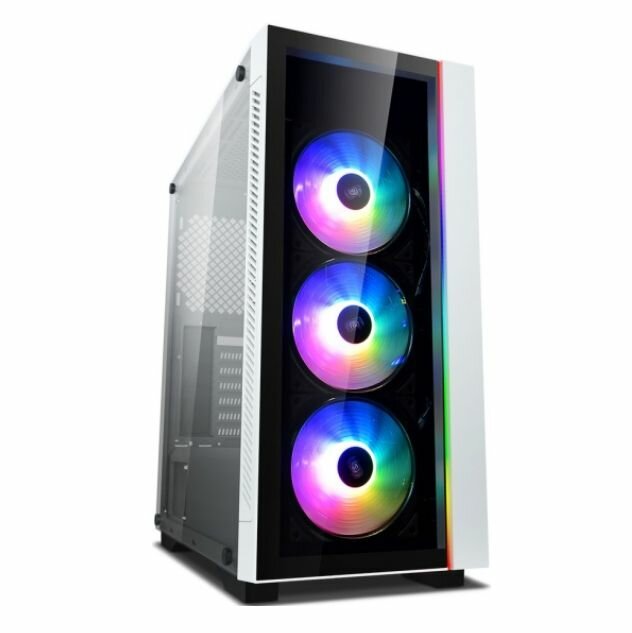 Компьютерный корпус Deepcool MATREXX 55 V3 ADD-RGB WH 3F (MATREXX 55 V3 ADD-RGB WH 3F) белый - Midi Tower, ATX, USB 3.2 Gen 1 Type-A