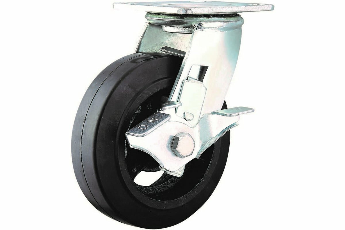 MFK-TORG Колесо б/г обрезин поворот с тормоз 150мм SCDB63 1084160