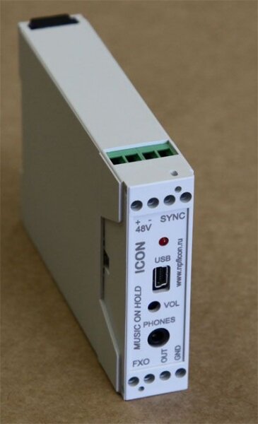 MP3-автоинформатор для АТС (Music on hold, внешний музыкальный источник), ICON MusicBox M4