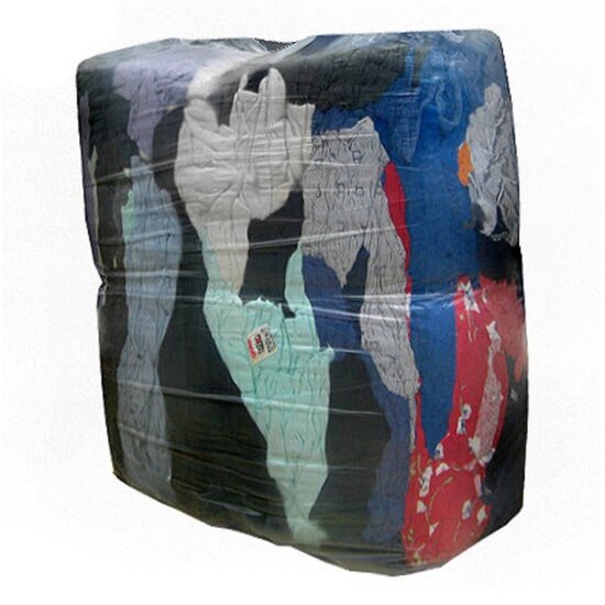 Ветошь Brauberg трикотаж эконом, лоскуты 40х60 см (±10 см), плотность 180-250 г/м2, 60% хлопок, 40% синтетика