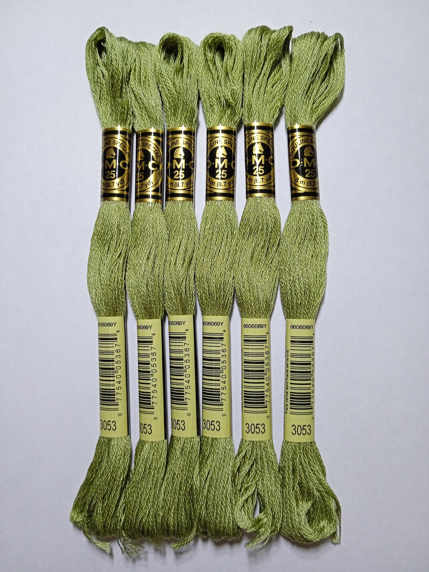 Набор ниток мулине, 8 м, 6 шт DMC-3053_6