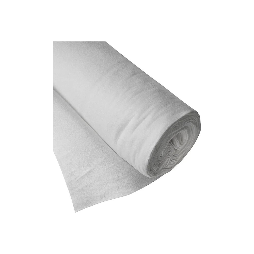 Геотекстиль иглопробивной GEO PRO 150 25 кв. м, 1х25 м мегаизол 3480916, непрерывного полиэфирного волокна, белый