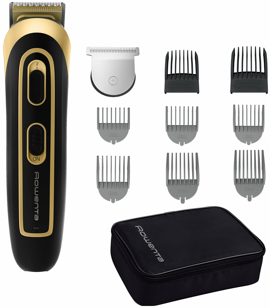 Мультитриммер 11 в 1 Rowenta Trim Style TN9118F0, золотой/ черный