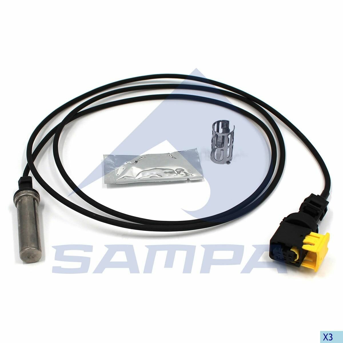 Датчик ABS прямой Volvo FH/FM L 1800 mm 091.415 SAMPA