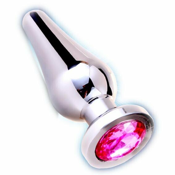 Большая металлическая анальная пробка, размер L