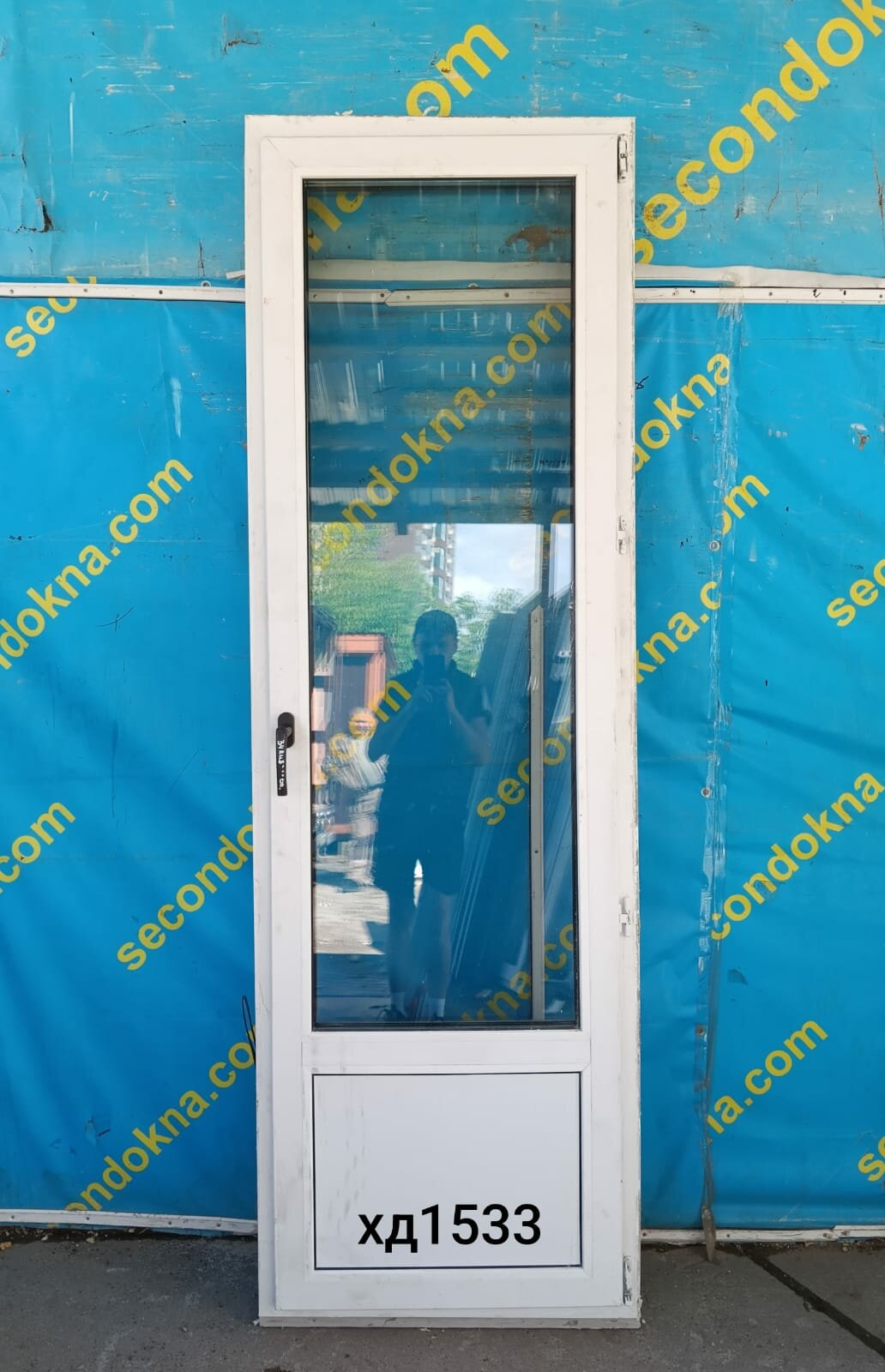 Дверь пластиковая Б/У 2200(в)х710(ш)