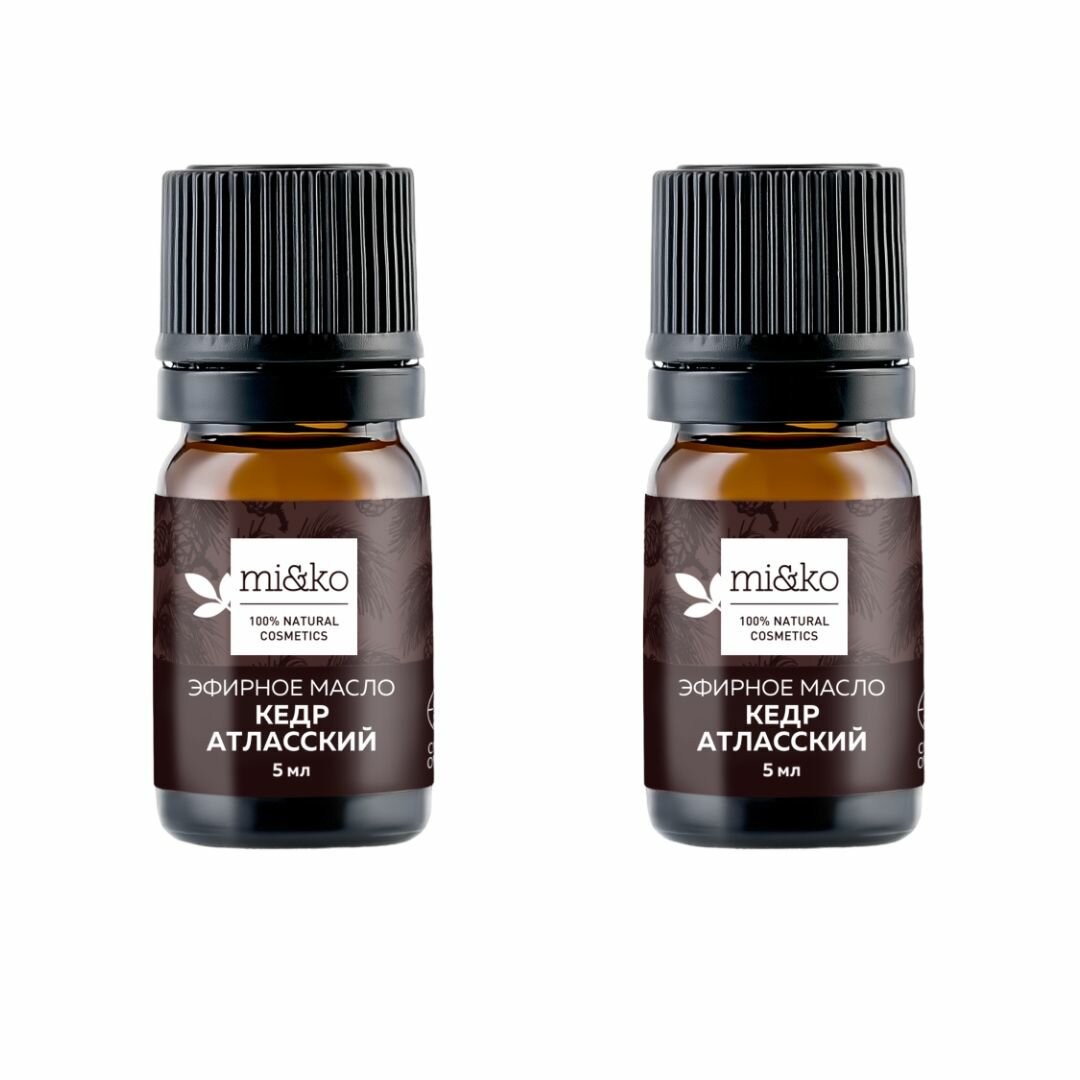 Mi&Ko Эфирное масло Кедра атласского, 5 мл cosmos organic 2 шт