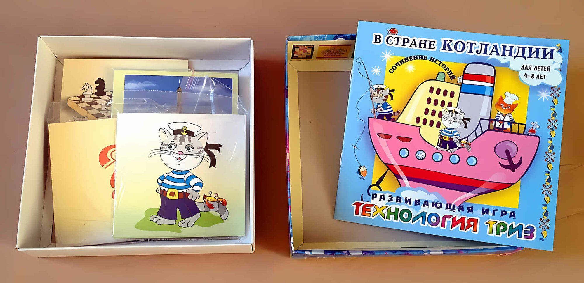 Обучающая игра Корвет "В стране котландии", развивающая, со словами, 1 игрок — фото 1
