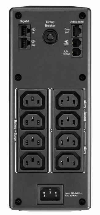 ИБП APC by Schneider Electric BR1300MI, интерактивный, 250Вт, черный — фото 1