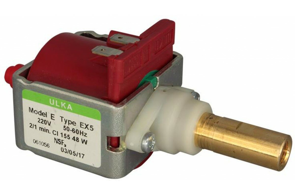 Насос (помпа) Ulka для моющих пылесосов 48W (металлический носик) - Q072B