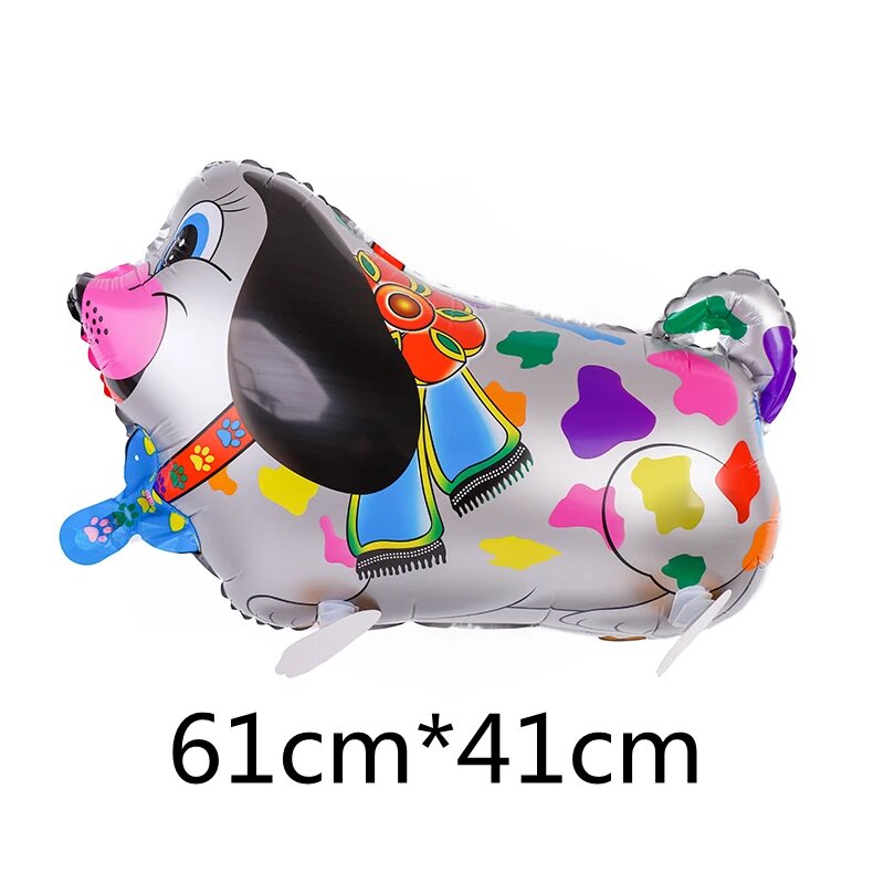 Белый гелиевый шар-собака 61x41 см, Цвет: A