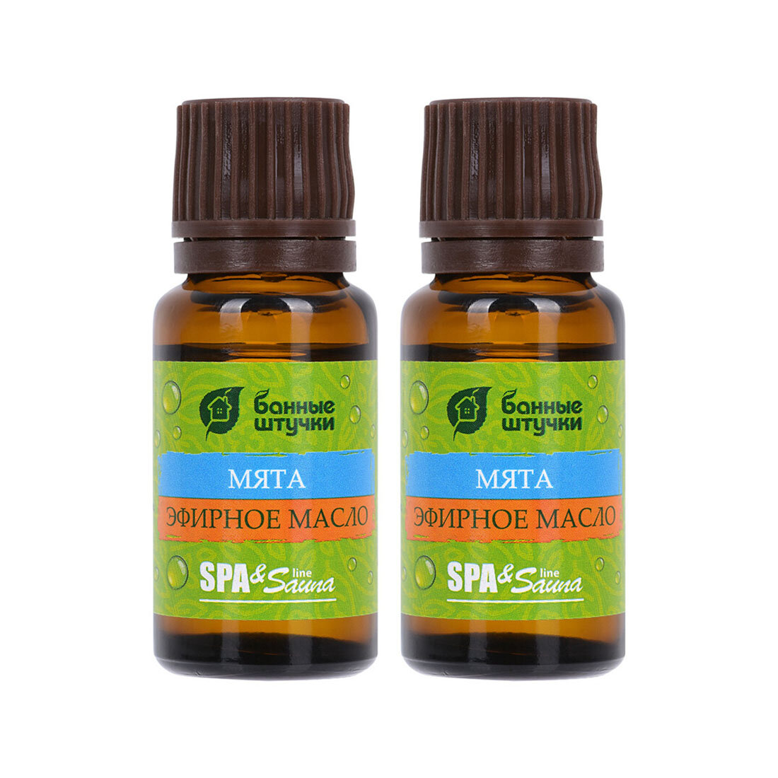 Эфирное масло для бани и сауны Банные штучки 15 мл мята (30022) (2 шт.)