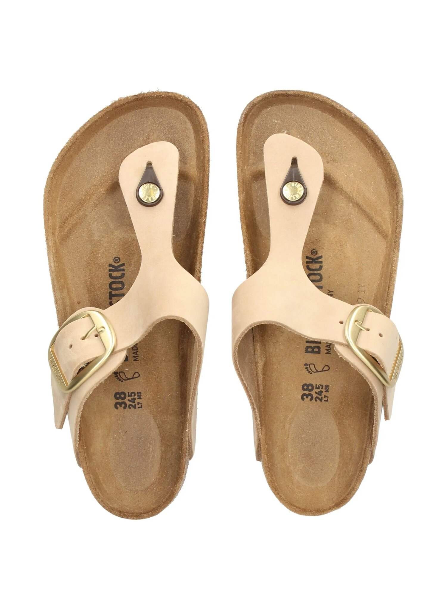 Босоножки Birkenstock Gizeh, размер 41 EU, разноцветный — фото 1