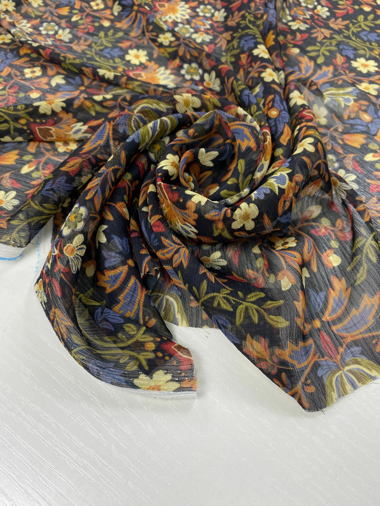 Креп-шифон полиэстерный отрез 2 м