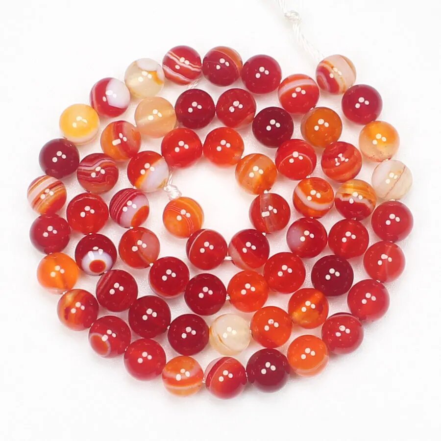 Рождественские бусины из красного агата, 4-16 мм, 15 дюймов Мы предоставляем смешанную оптовую продажу для всех товаров!