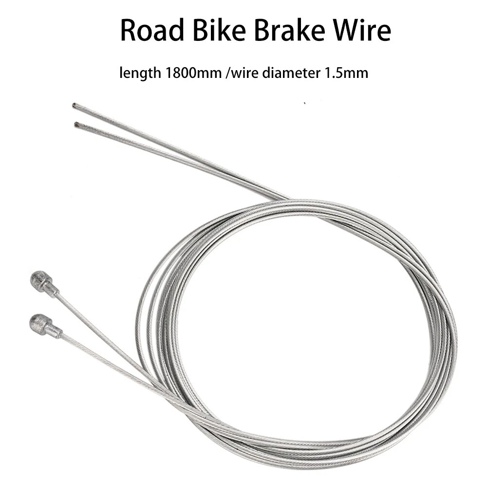 Трос велосипедный тормозной ZTTO, 1800 мм, 1.5 мм, Zinc Road Brake x2