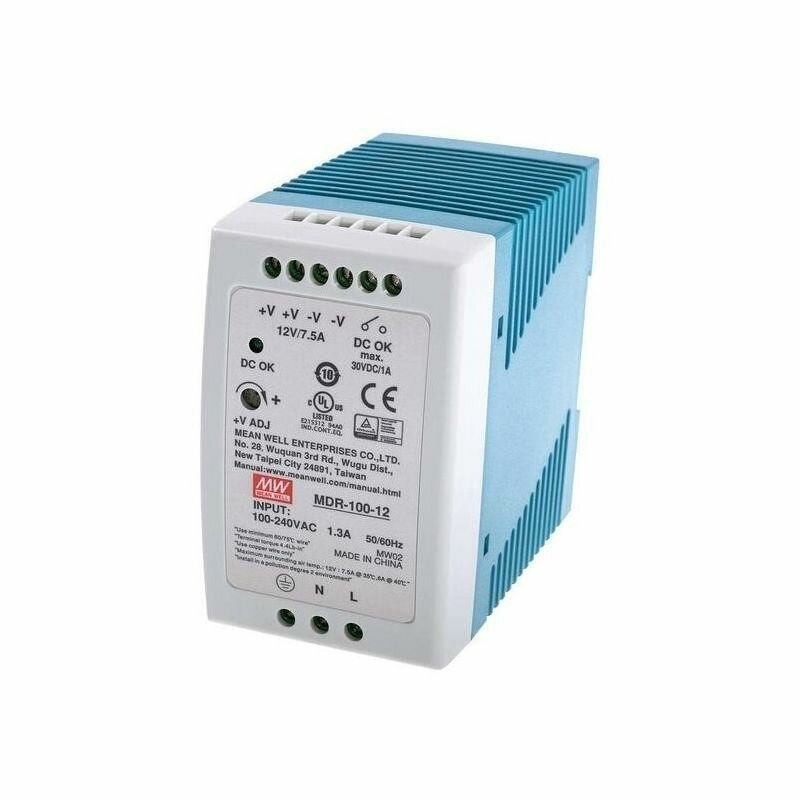 Источник питания Mean Well MDR-100-12