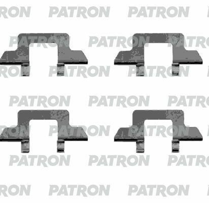 Комплект монтажный тормозных колодок PATRON PSRK1256