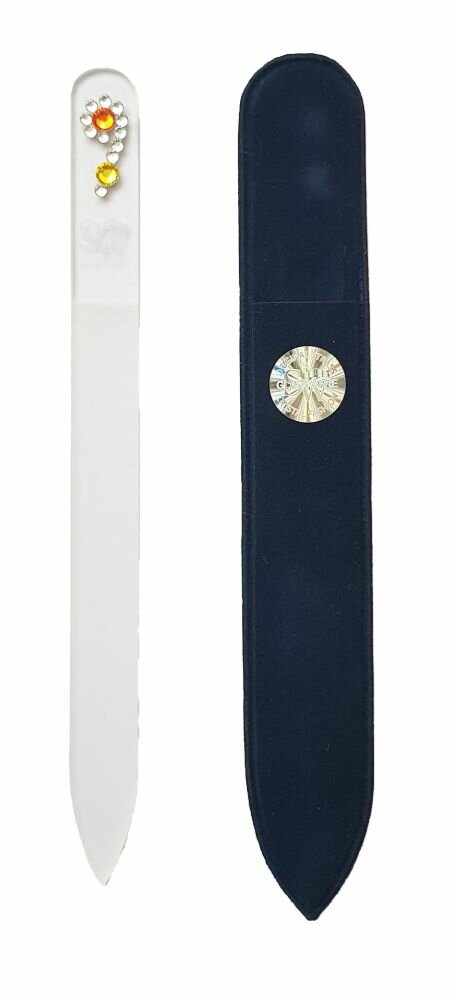 Хрустальная пилка для ногтей со стразами Swarovski Beau Allure 140 мм, в бархатном чехле