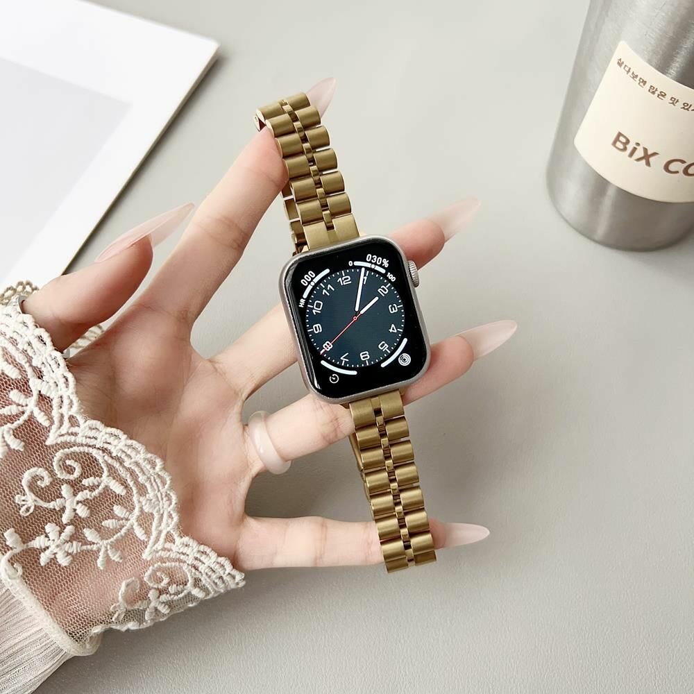 Ремешок Для Часов San Qin Longines Из Нержавеющей Стали, Инкрустированным Бриллиантами, совместимый Apple Watch Серия Размер IWatch 41мм 40мм 38мм