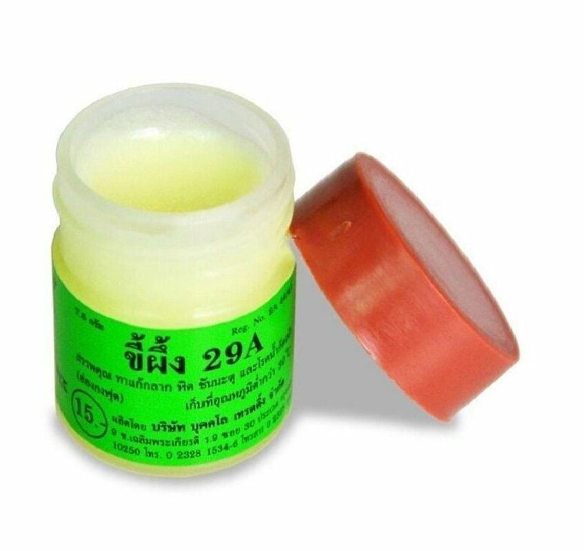 Тайская мазь 29а Король кожи от грибка ногтей, псориаза, экземы, дерматита 7.5 гр.