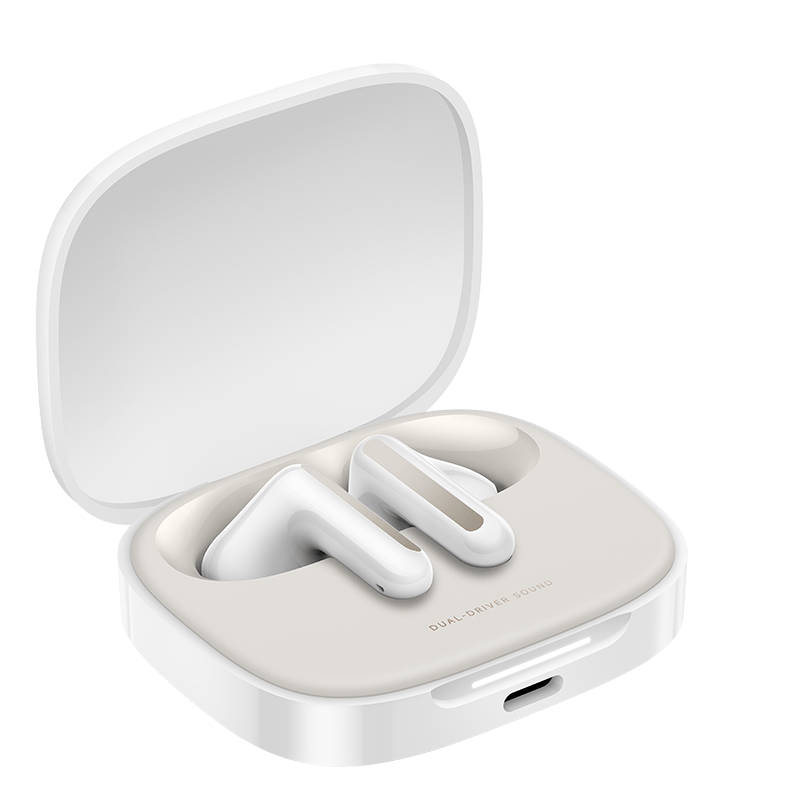 MI Redmi Buds 7S Полу-вкладные наушники с активным шумоподавлением Bluetooth для устройств Android и iOS цвет снежный