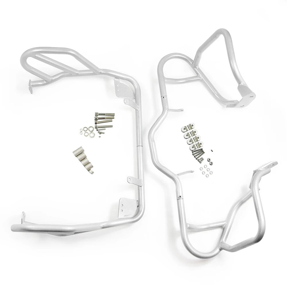 Защита двигателя мотоцикла, дорожные защитные дуги, защита бака двигателя, бампер, защитная клетка для BMW R 1200 GS R1200GS r1200gs 07-13 Белый, Sliver-1 Set