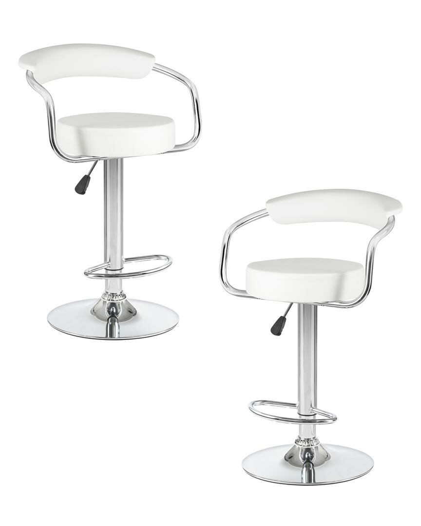 Стул барный DOBRIN Набор 2 шт Стул барный DOBRIN MARTA, белый арт. LM-5013-N_CH-M_EL-white