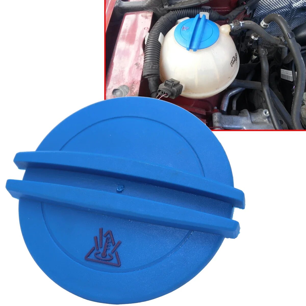 Крышка расширительного бачка для VW Golf MK3 4 5 6 7, крышка для восстановления охлаждающей жидкости двигателя, уплотнение, крышка резервуара, крышка радиатора, запасные части