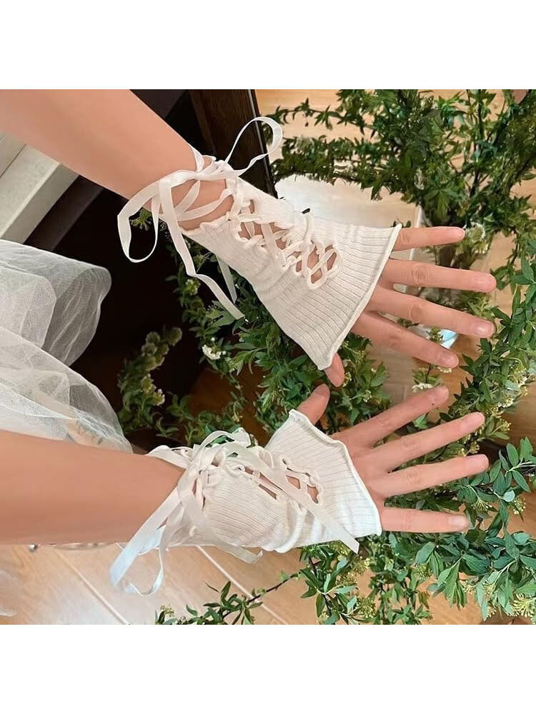 Митенки, рукава кружевные