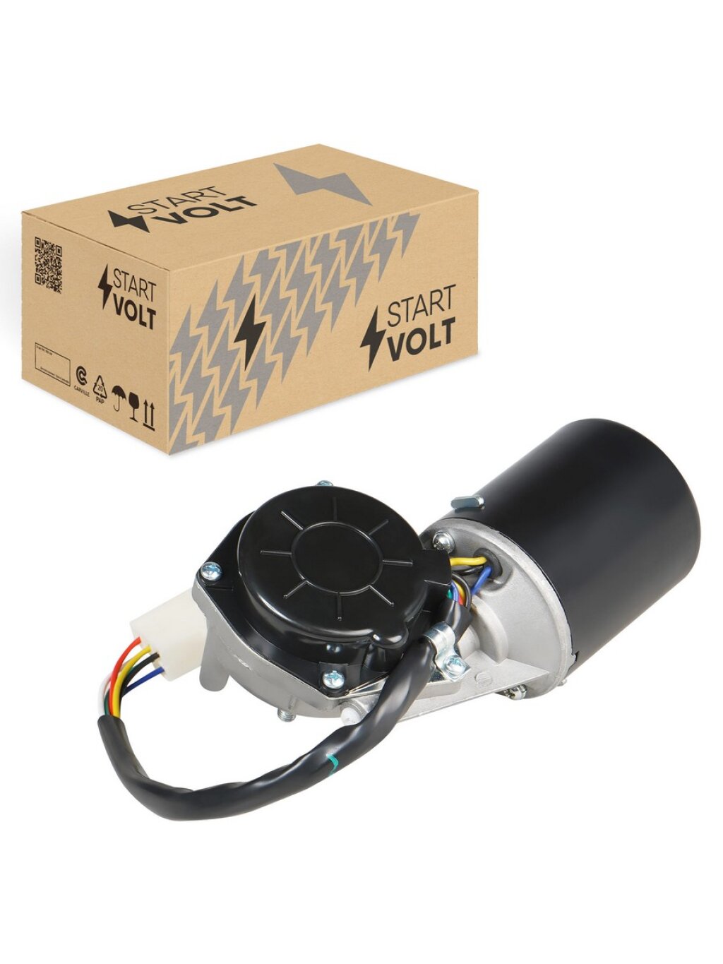 Моторедуктор стеклоочистителя для а/м КАМАЗ, МАЗ, КрАЗ, БелАЗ "STARTVOLT"