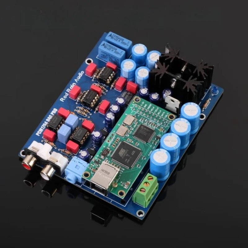 PCM1794 Плата декодера ЦАП Звуковая карта USB Готовое аудио для усилителей Amplificador