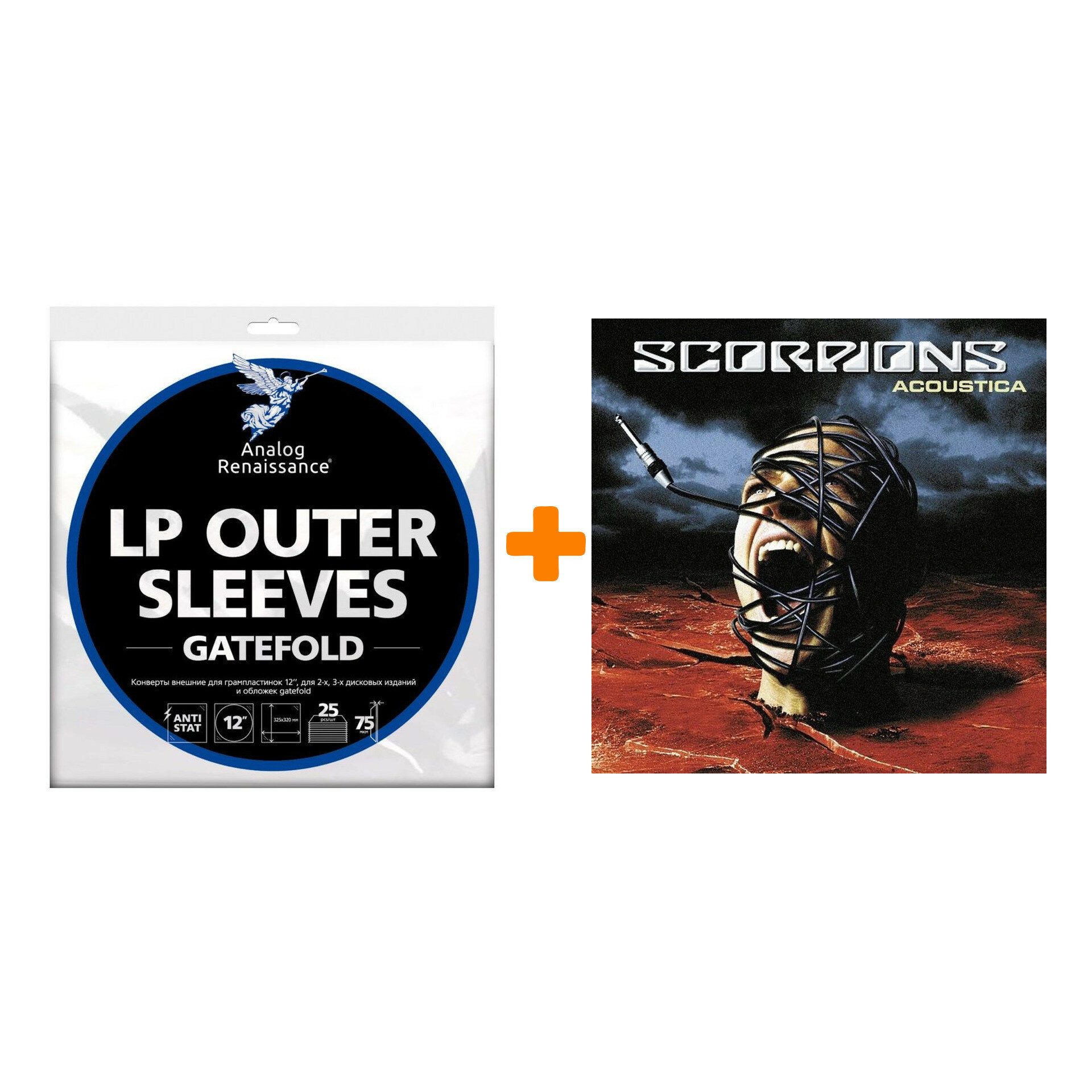 Scorpions Acoustica 2LP + Конверт внешний 12" Gatefold 25шт