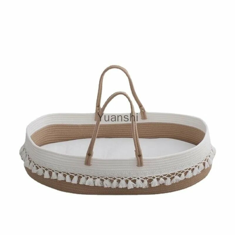 Плетеная корзина для новорожденного Содержит подушку