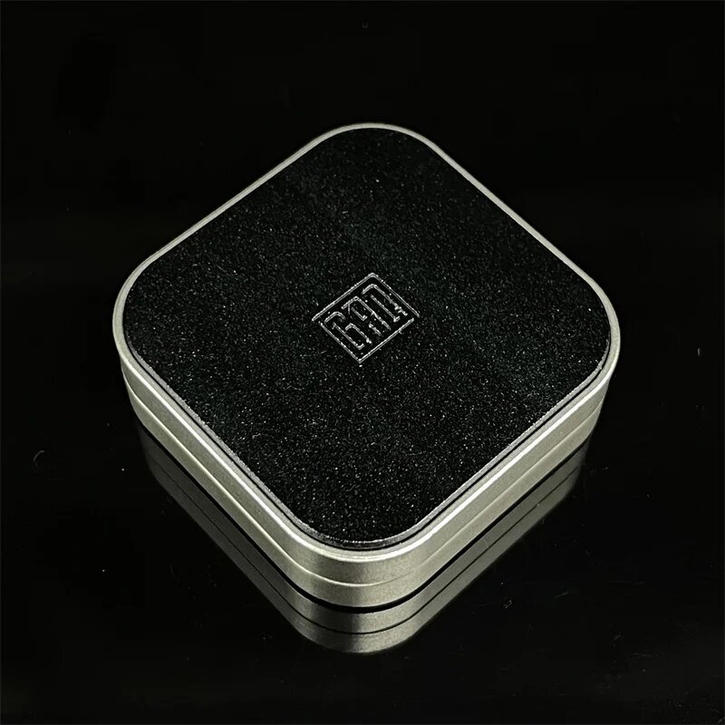 Магнитный фиджет-слайдер Gao из нержавеющей стали для взрослых Черный, Black