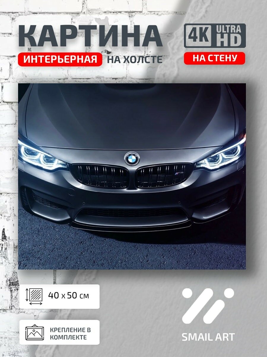 Картина на холсте интерьерная 40 на 50 на стену Face F82 для студии атмосфера