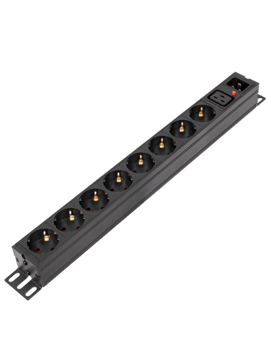 Блок распределения питания Powercom PDU-16A-type 2 (PDU-16AV10-8S-C9-C2)