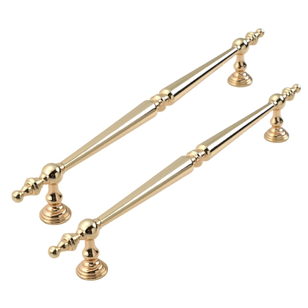 Золотые Ручки шкафов С Французским Декором Металлические Эргономичные Простая Установка