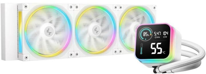 Deepcool R-LQ360-WHDSMC-G-1 LQ360 WH вод. охл (4пин,115x/1200/1700/1851/AM4/AM5, 38.71дБ, 600-2400об/мин)