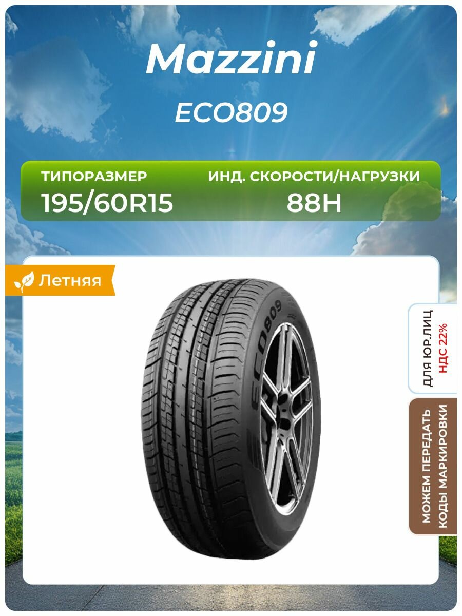 Шина Mazzini ECO809