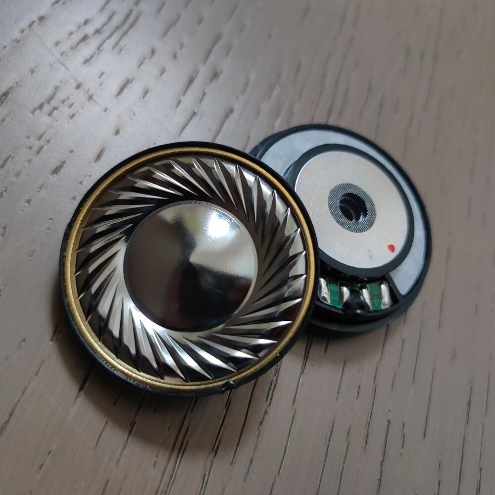 ELFINEAR 40-миллиметровая титановая полнодиапазонная часть динамика для наушников, хорошая в блоке драйвера баса и среднего диапазона