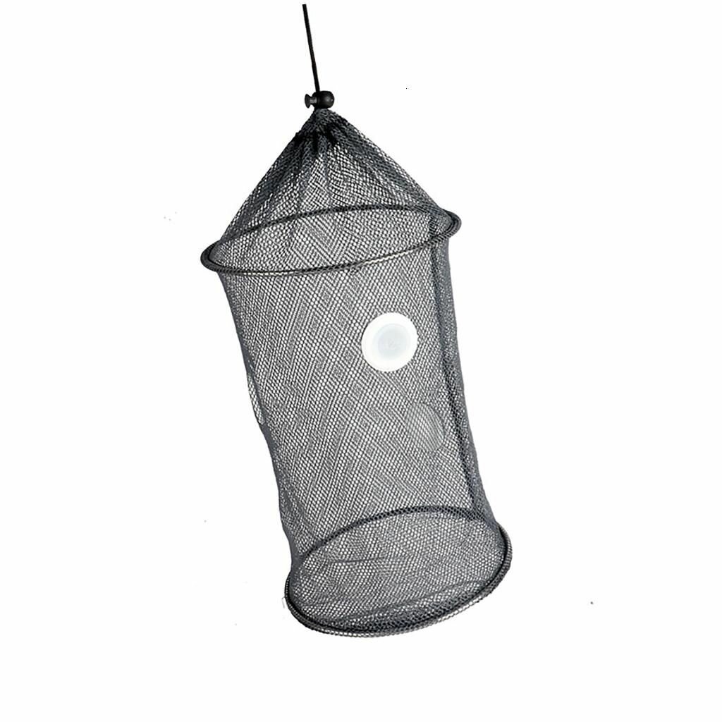 Сетка-ловушка для приманки с плавающей корзиной, Черный